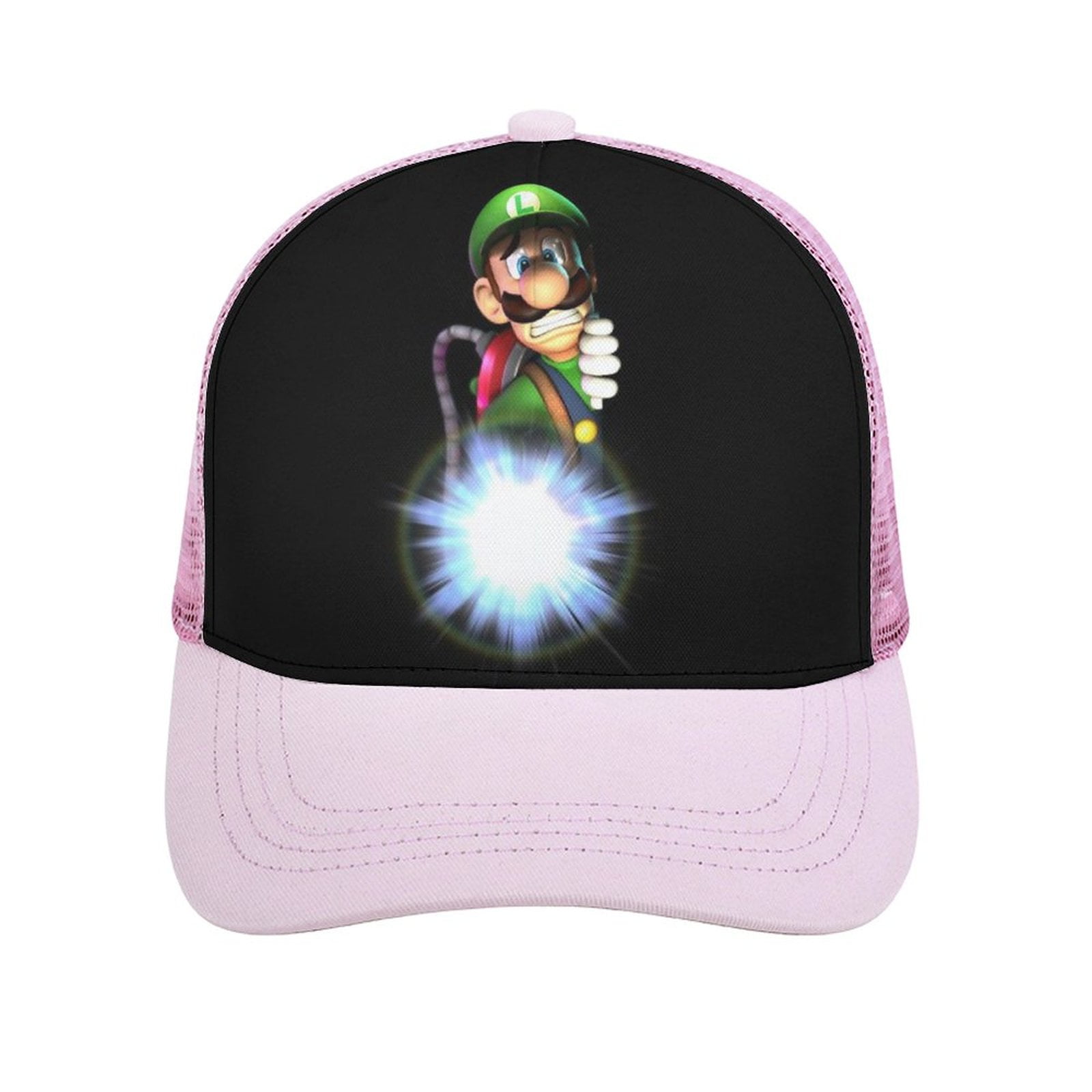 Luigi's Mansion Caps Breathable Baseball Cap Dad Hat Adjustable Casual ...