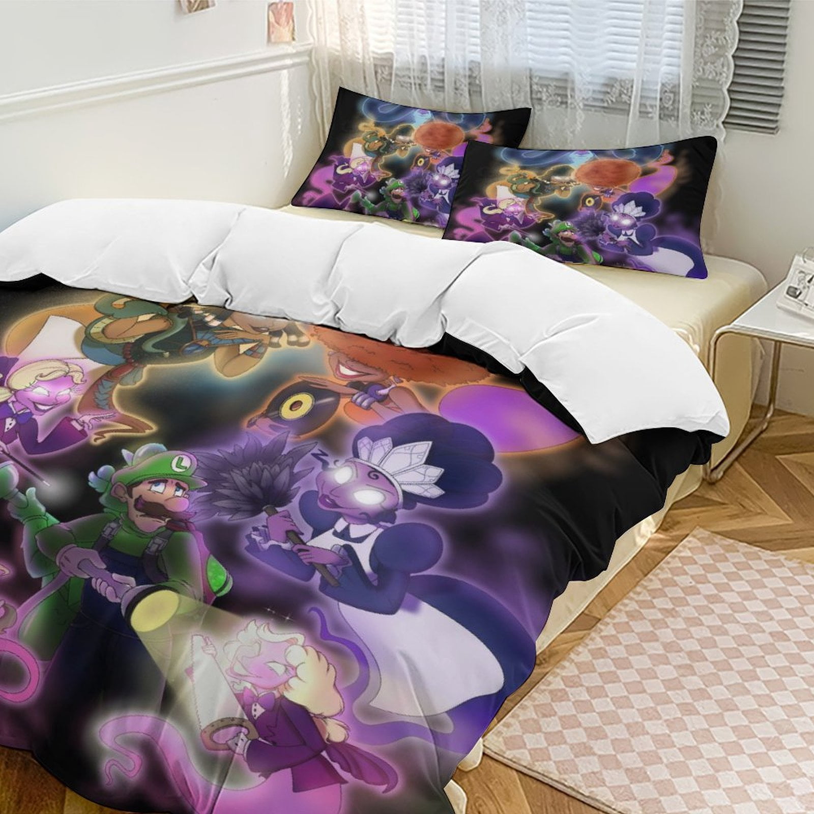 Luigi's Mansion Cartoon Bedding Sets Ultra Soft Skin-Friendly Duvet ...
