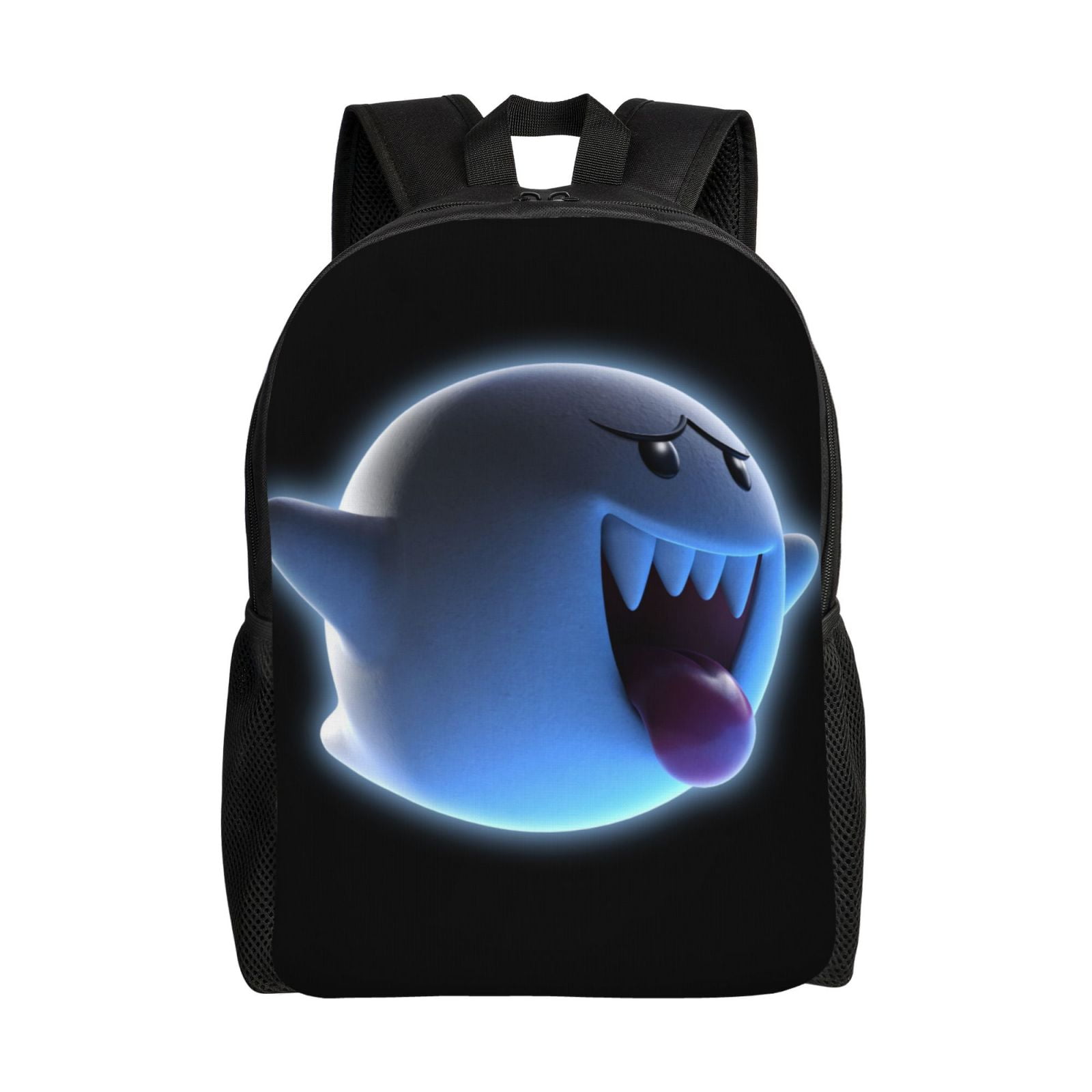 Luigi's Mansion Cartoon Boo Backpack Laptop School Bag Student Satchel ...