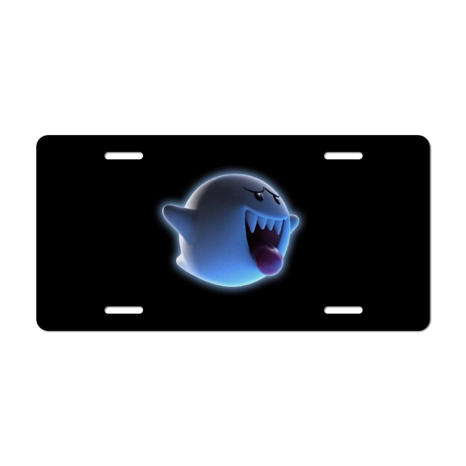Luigi's Mansion Cartoon Boo License Plate Cover Aluminum For Various ...