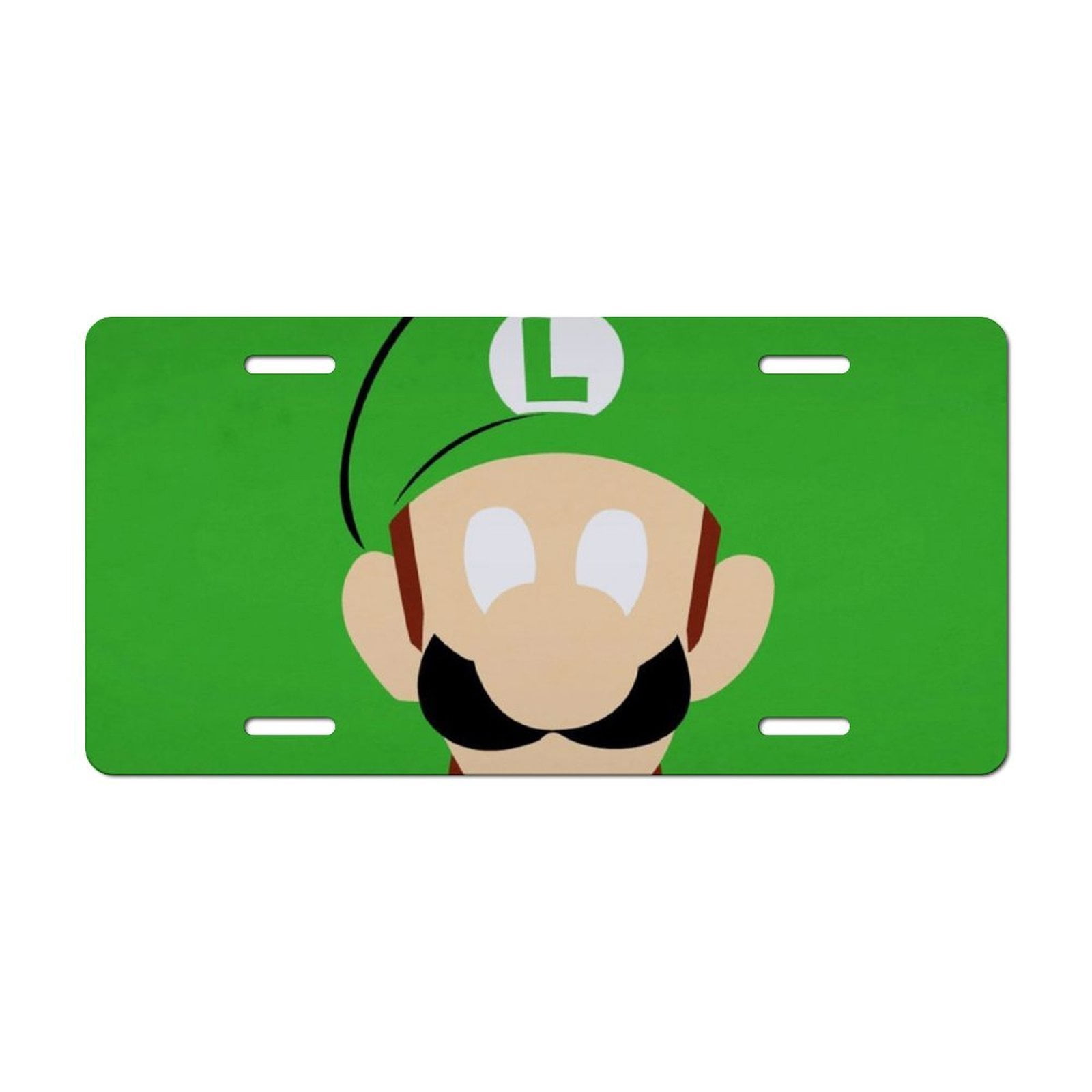 Luigi's Mansion Cartoon License Plate Cover Aluminum For Various Car ...
