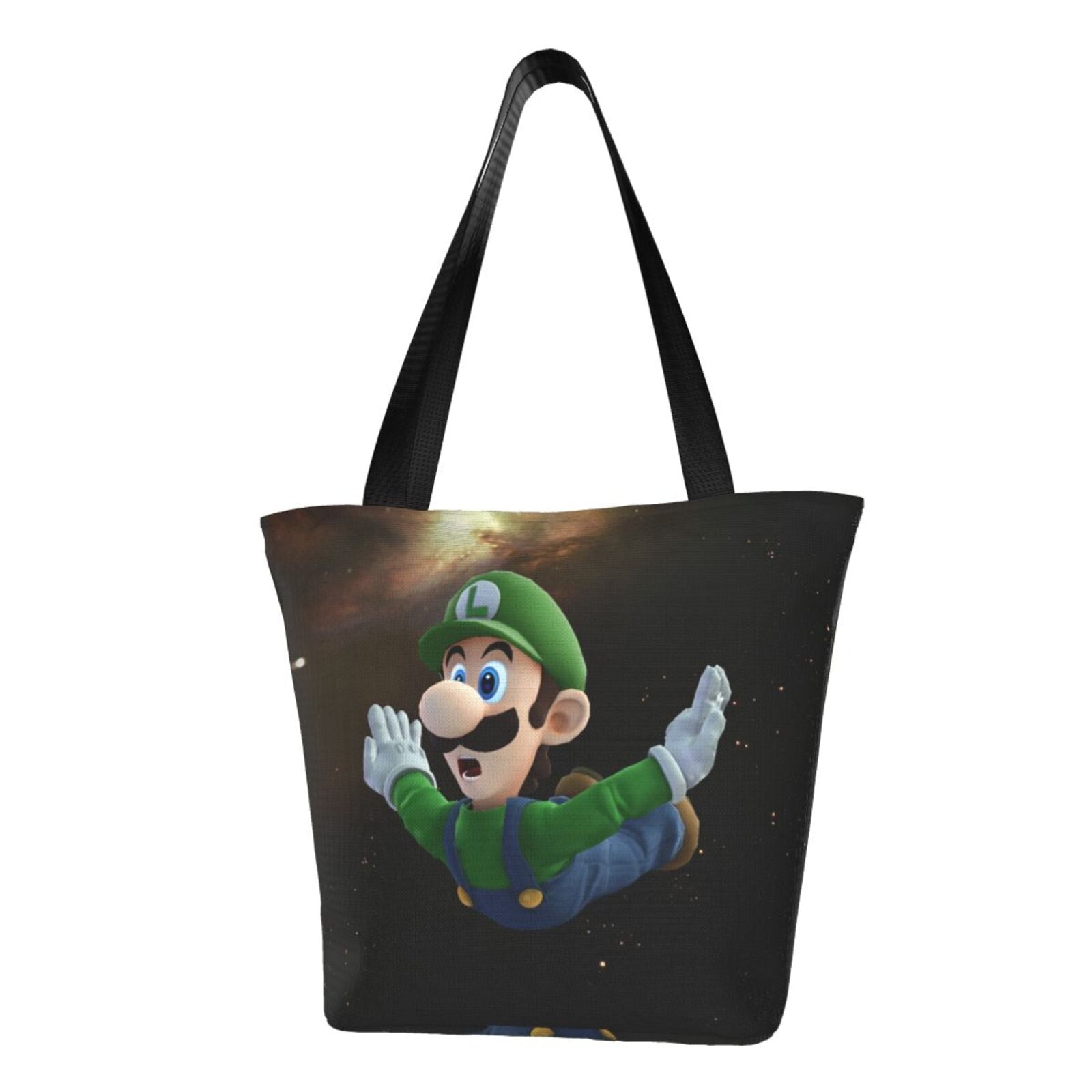 Luigi's Mansion Cartoon Women's Tote Bag Large Capacity Shoulder ...