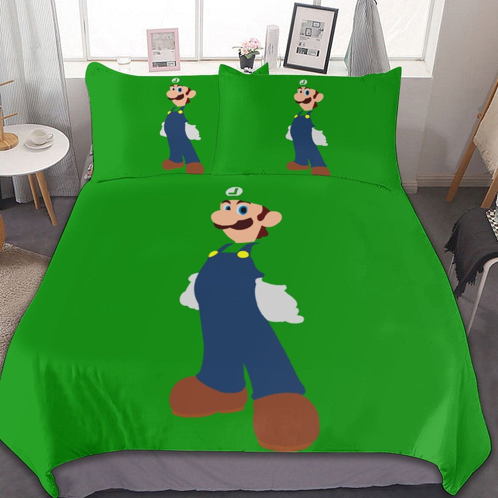 Luigi's Mansion Character 3 Piece Bedding Sets Decor Comforter Sets ...