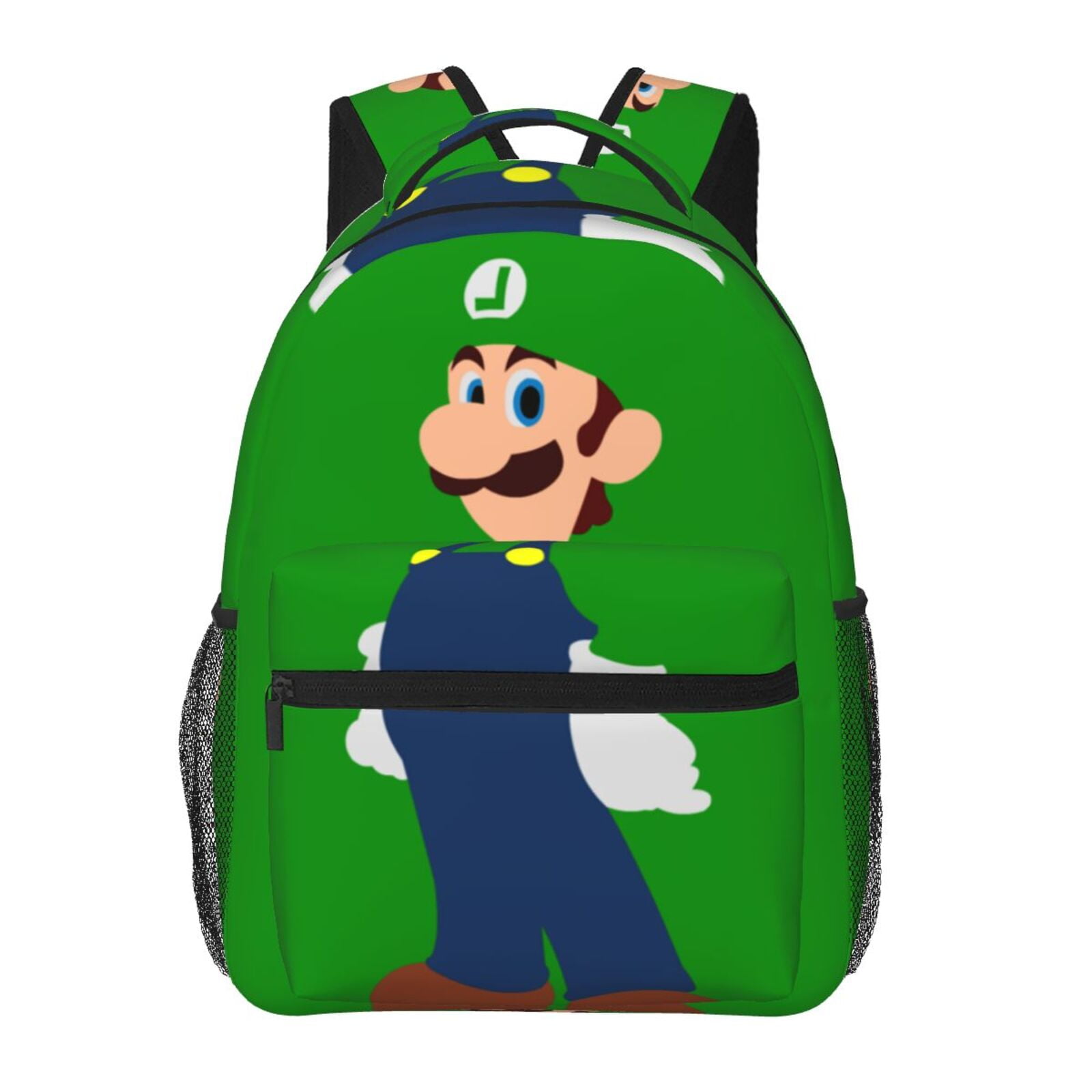 Luigi's Mansion Character Adjustable Laptop Backpack School Student ...