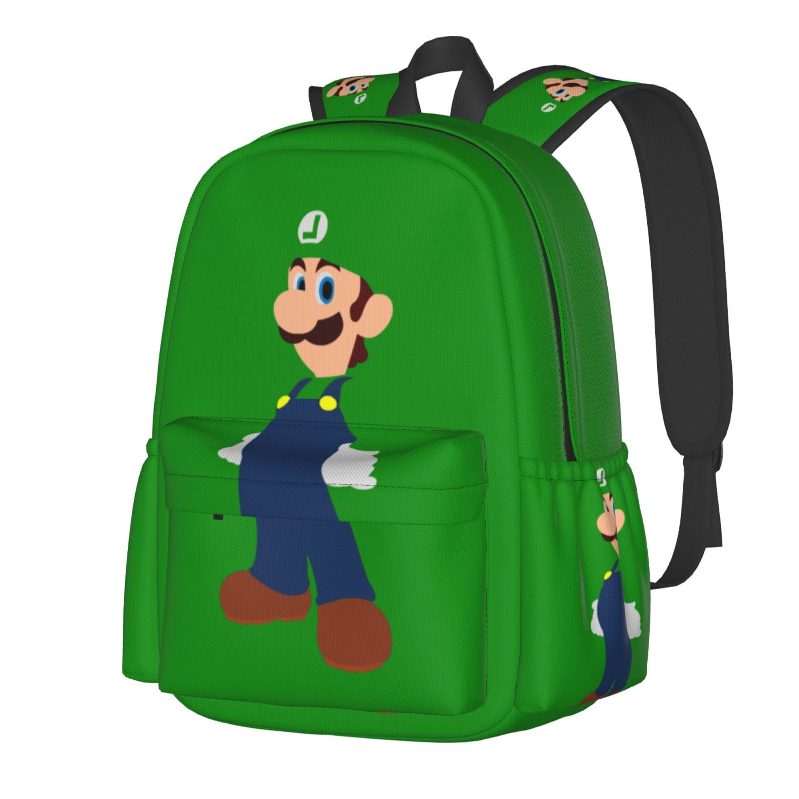 Luigi's Mansion Character Backpack Laptop Daypack School Shoulders ...