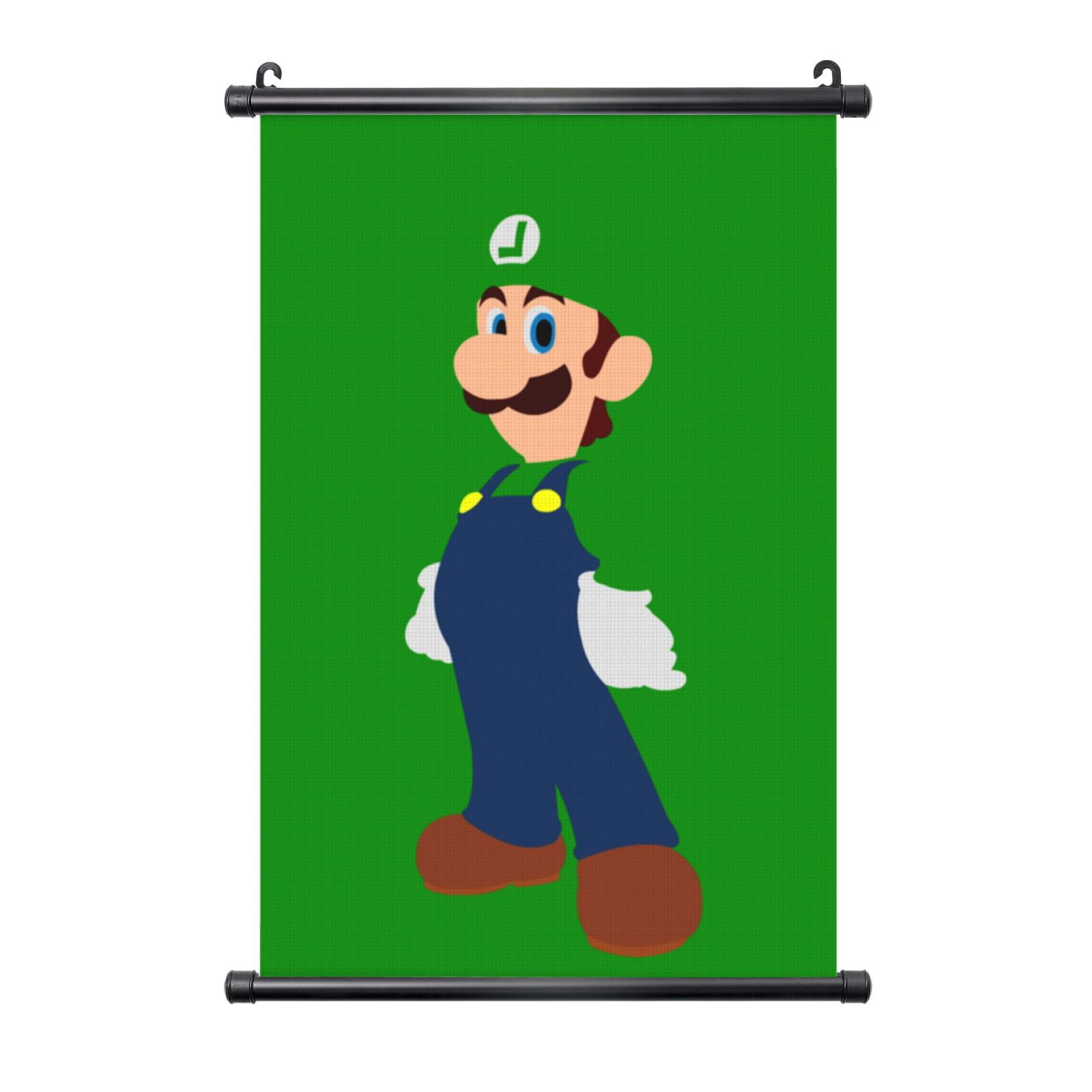 Luigi's Mansion Character Black Plastic Shaft Hanging Poster Decor ...