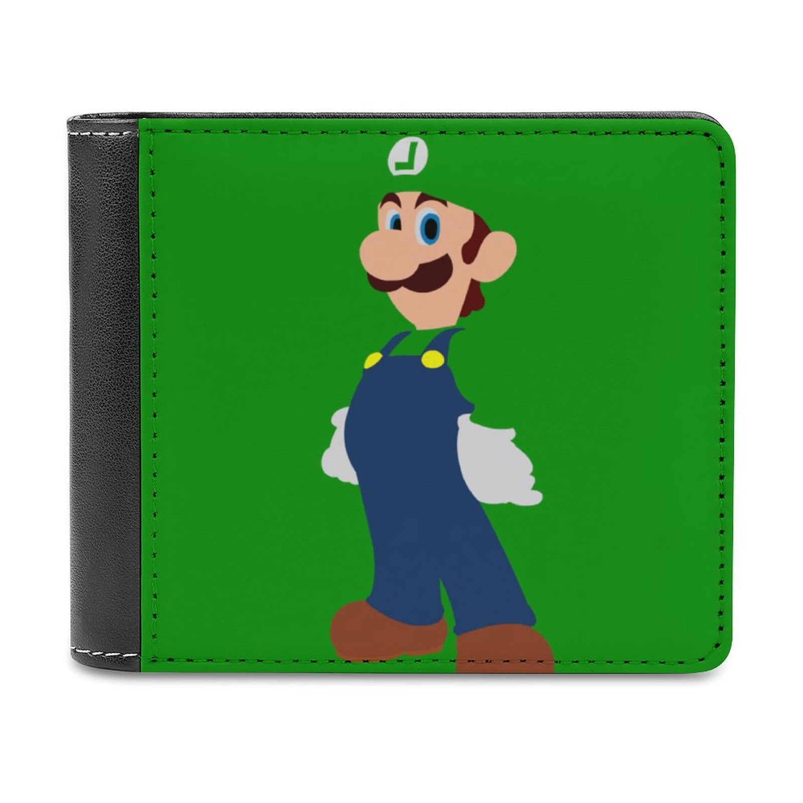 Luigi's Mansion Character PU Leather Wallet With Card Slots Bifold ...