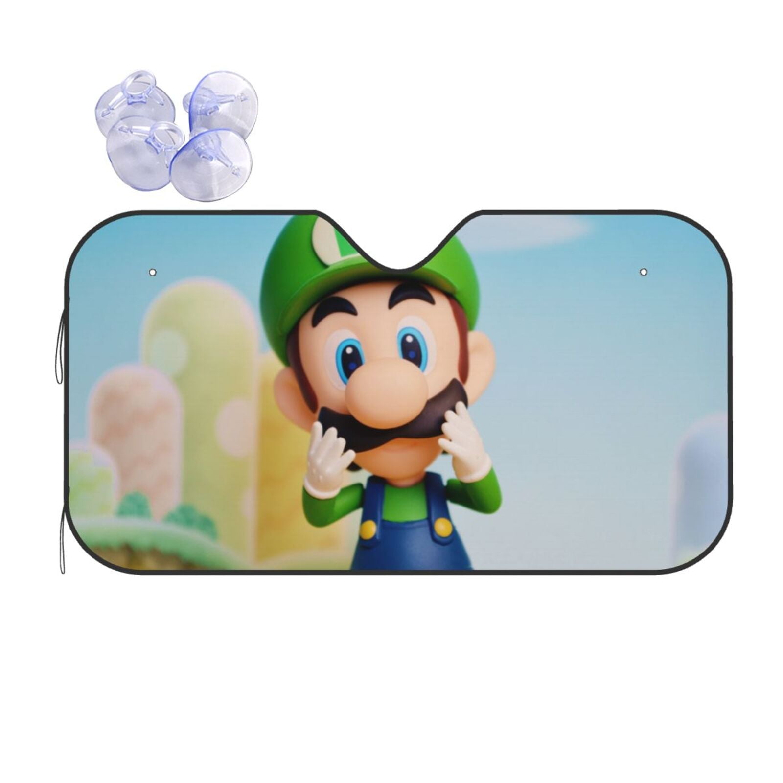 Luigi's Mansion Cute Fashion Car Sunshade UV Rays Sun Visor Protector ...