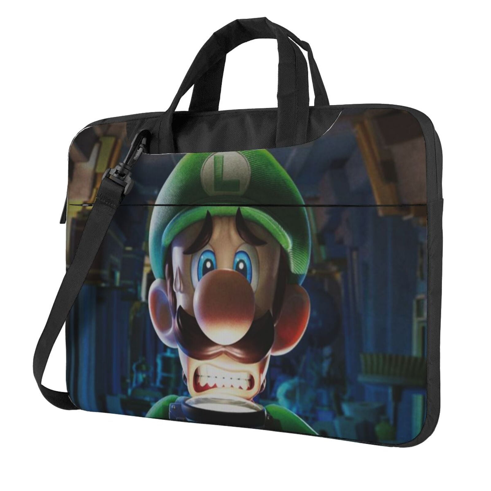 Luigi's Mansion Frightened Laptop Bag Portable Shoulder Laptop Case ...