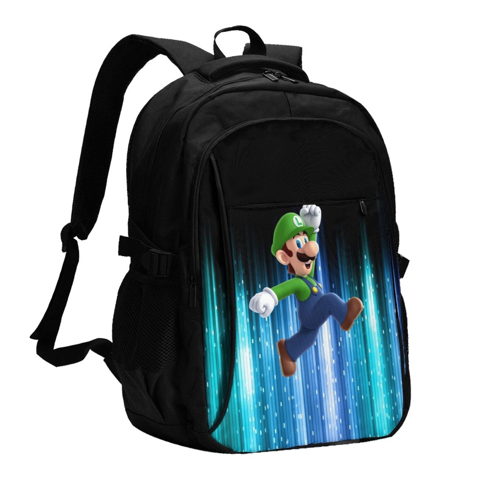 Luigi's Mansion Funny Game Unisex Backpack USB Daypack Large Capacity ...
