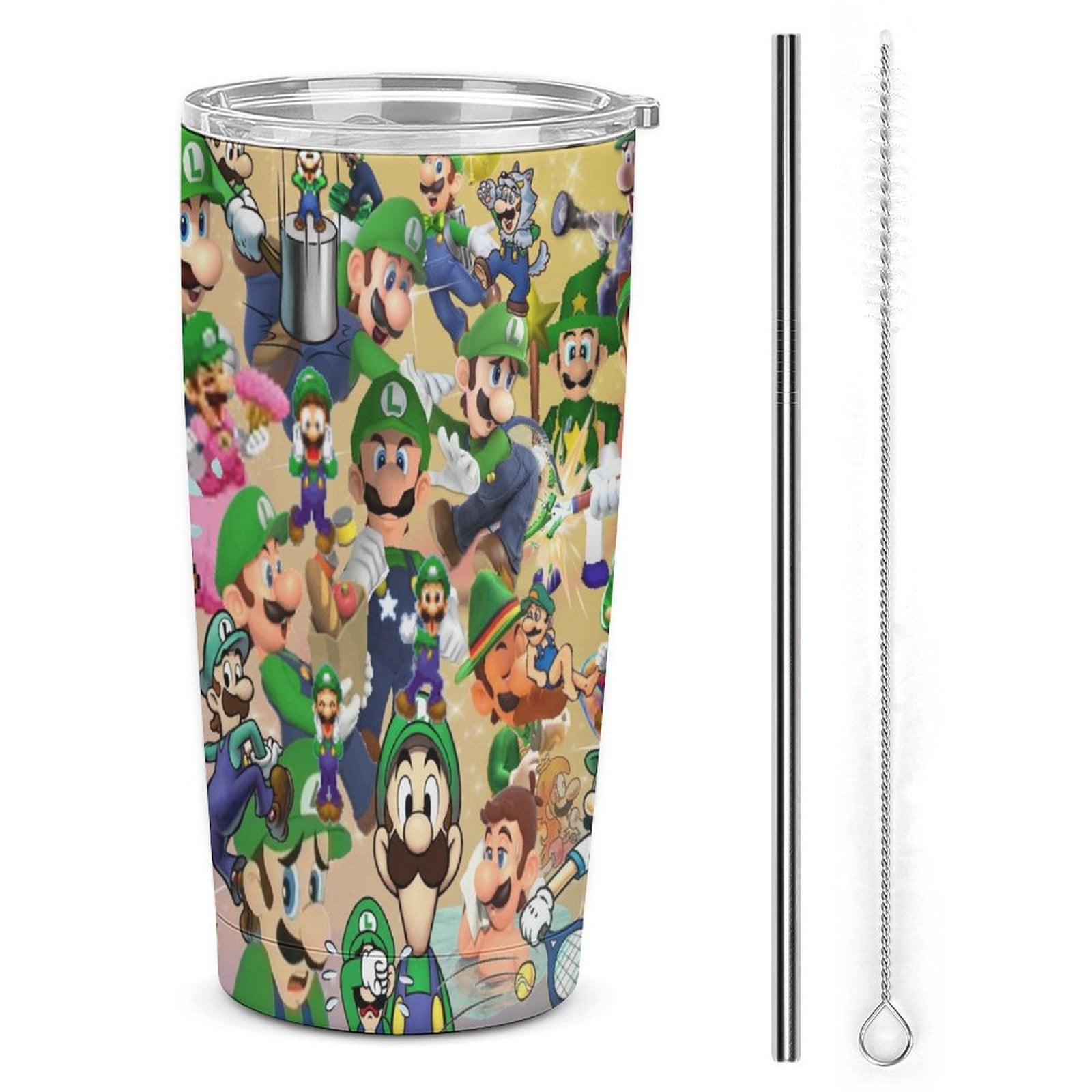 Luigi's Mansion Game Cartoon Stainless Steel Car Cup Daily Thermal ...
