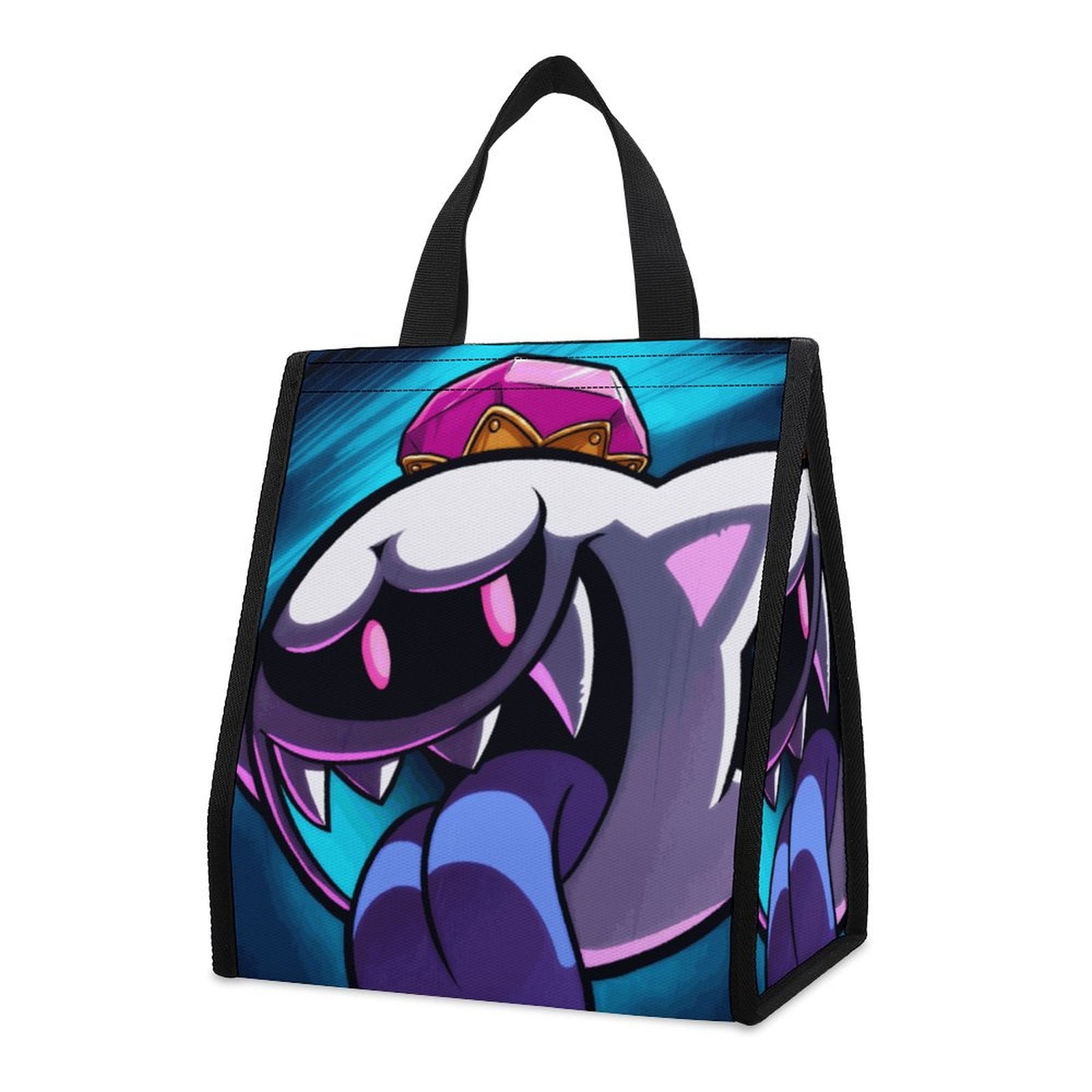 Luigi's Mansion Game King Boo Folding Insulated Lunch Bag Portable ...