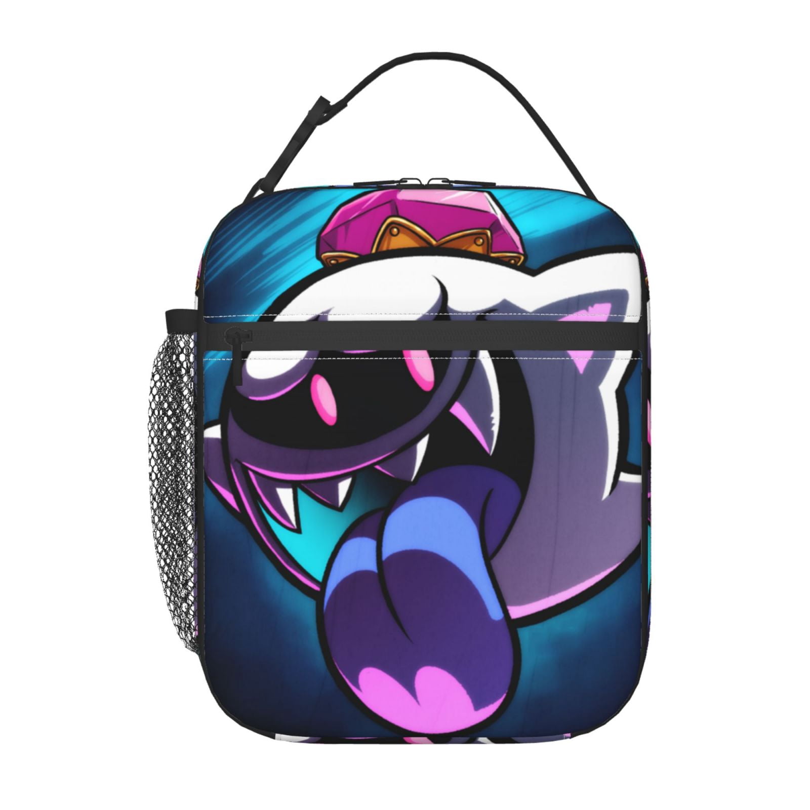 Luigi's Mansion Game King Boo Portable Insulated Lunch Bag Tote Bento ...