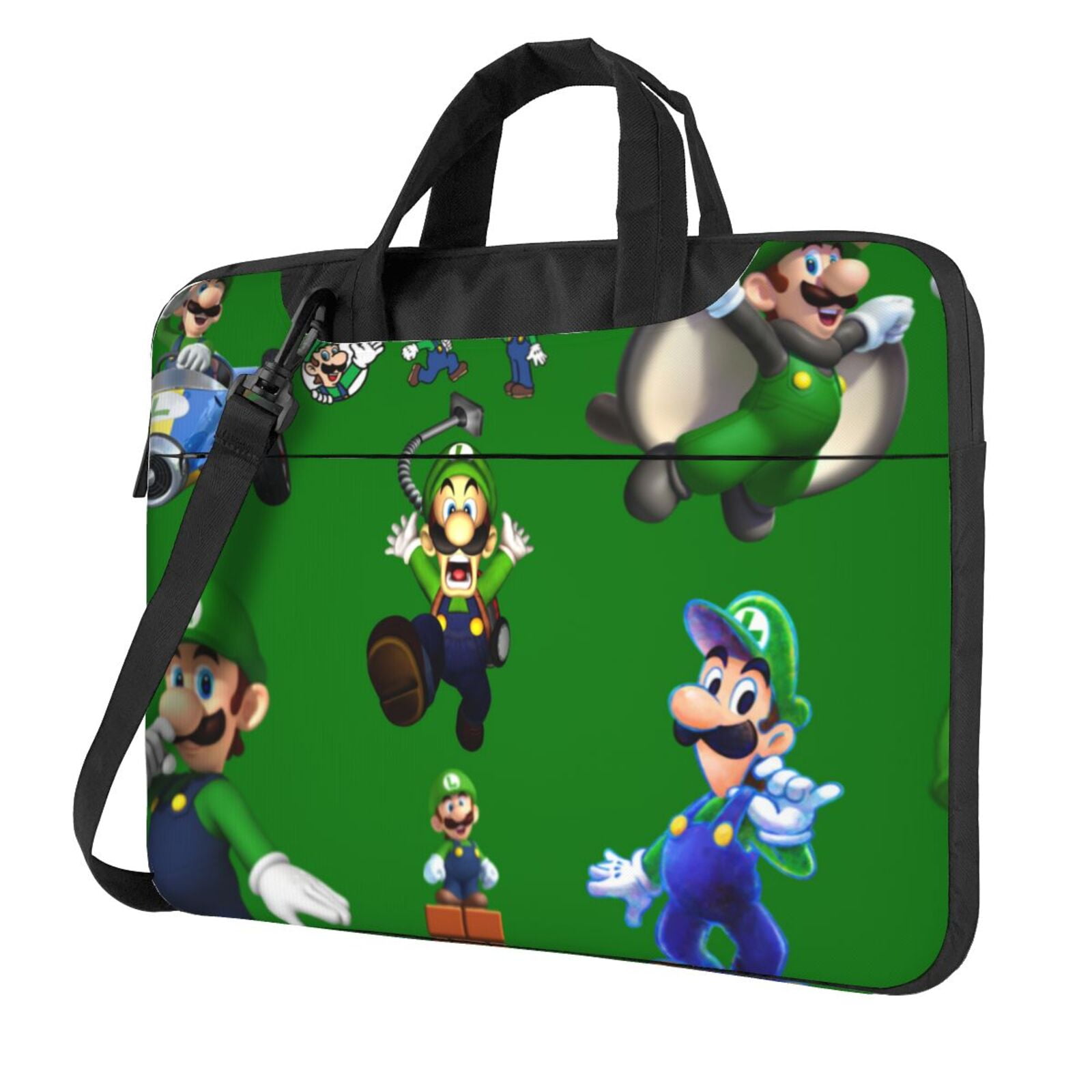 Luigi's Mansion Game Laptop Bag Portable Shoulder Laptop Case Sleeve ...