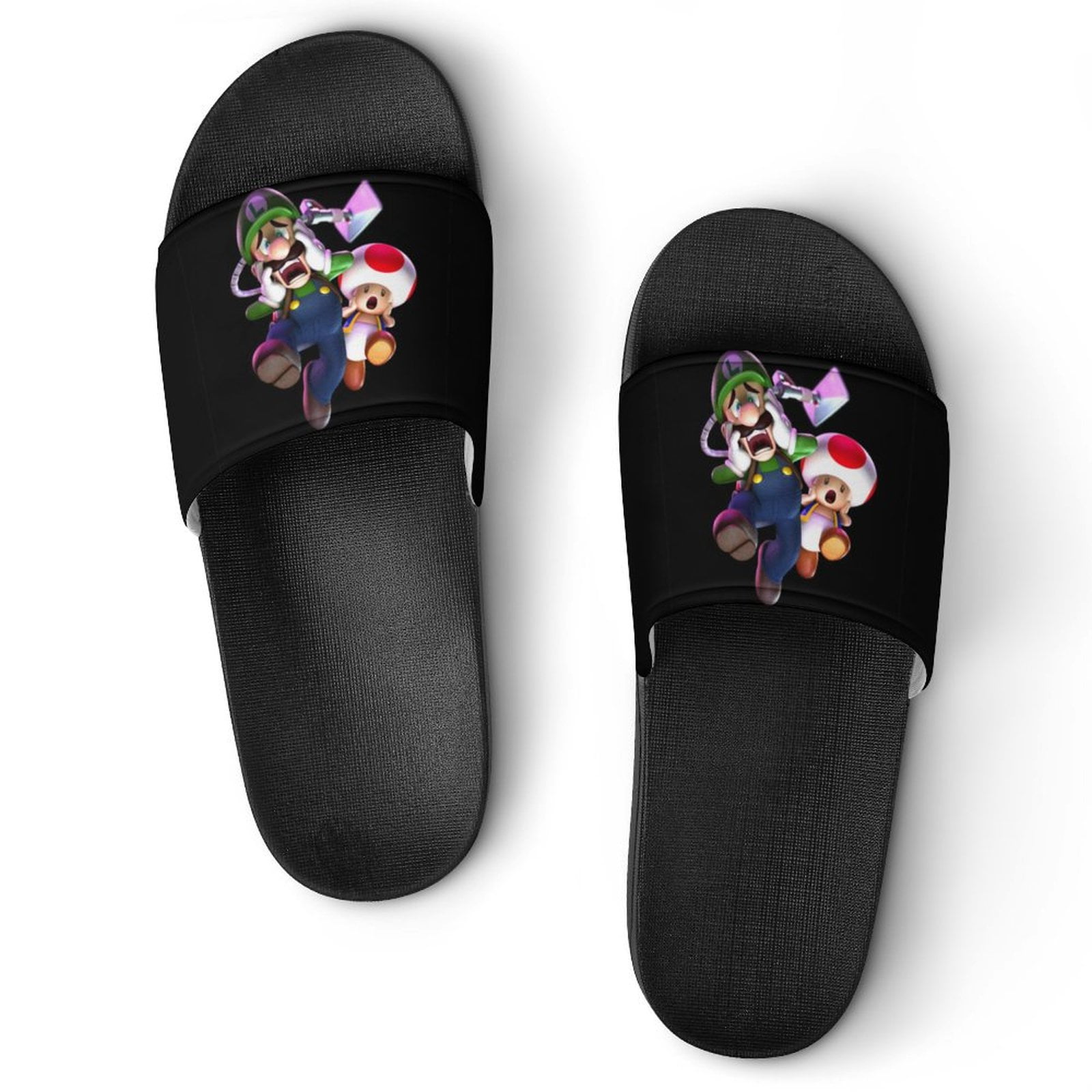 Luigi's Mansion Home Slippers Non Slip Bathroom Open Toe Shoes ...