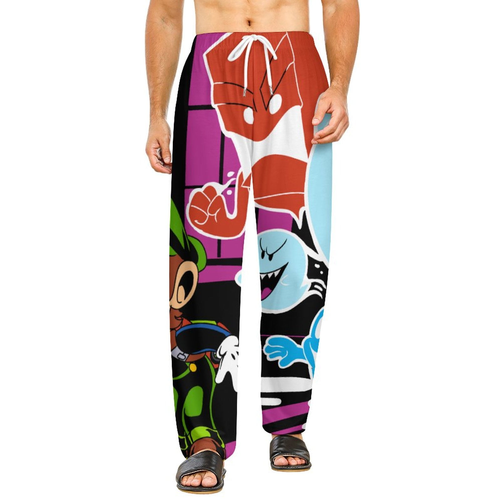 Luigi's Mansion Horror Boo Unisex Pajama Pants Bottoms Daily Cozy Soft ...