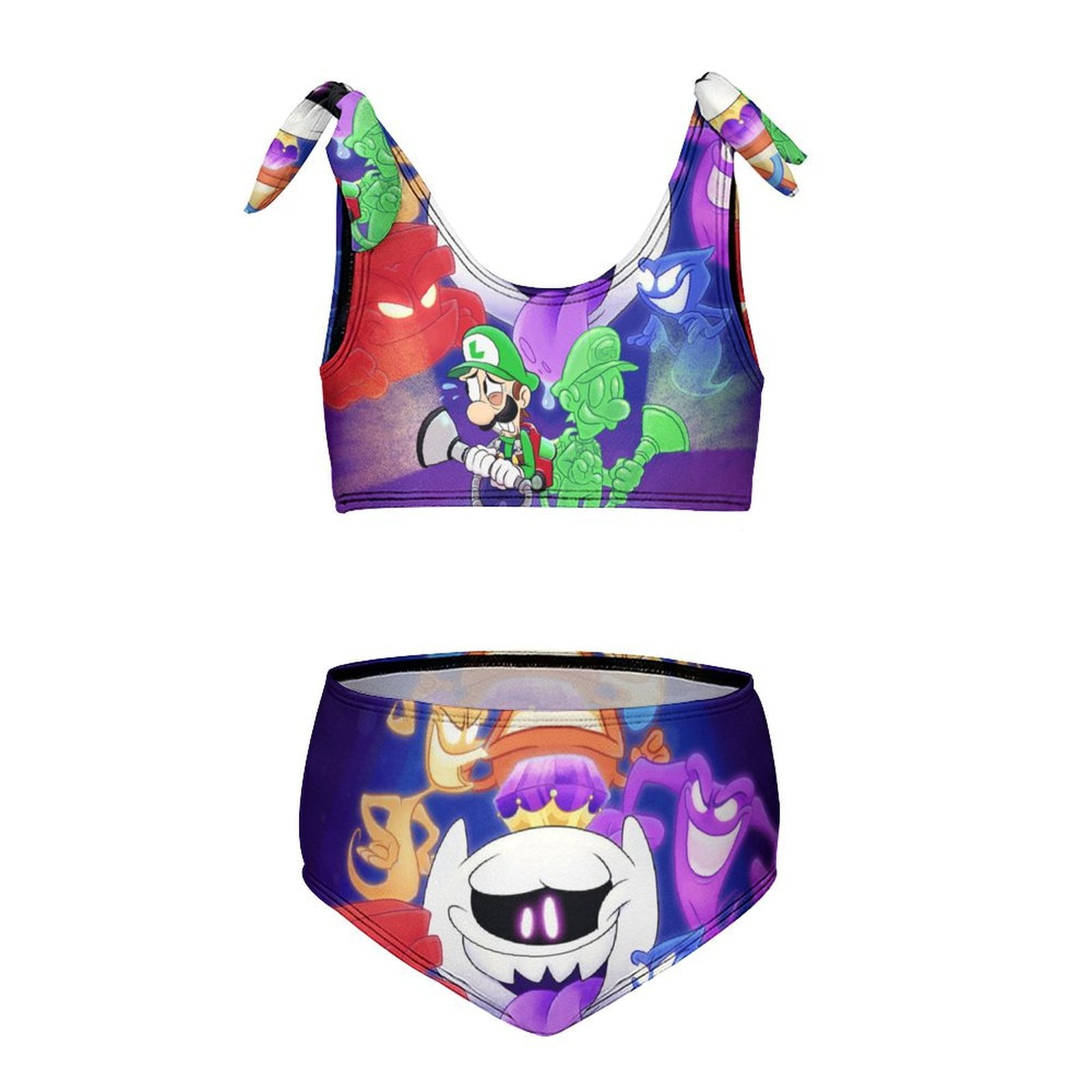Luigi's Mansion Horror Kid's Swimwear Two Piece Swimsuit Summer Beach ...
