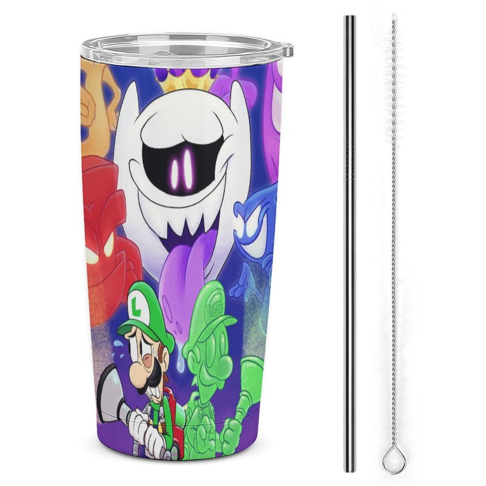 Luigi's Mansion Horror Stainless Steel Car Cup Daily Thermal Vacuum ...