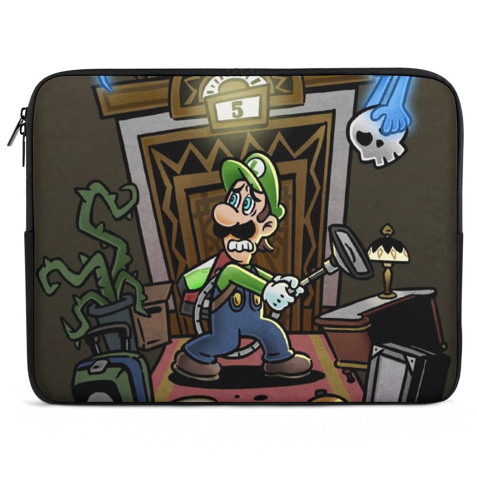 Luigi's Mansion Laptop Sleeve Lightweight Computer Cover Bag 17inch ...