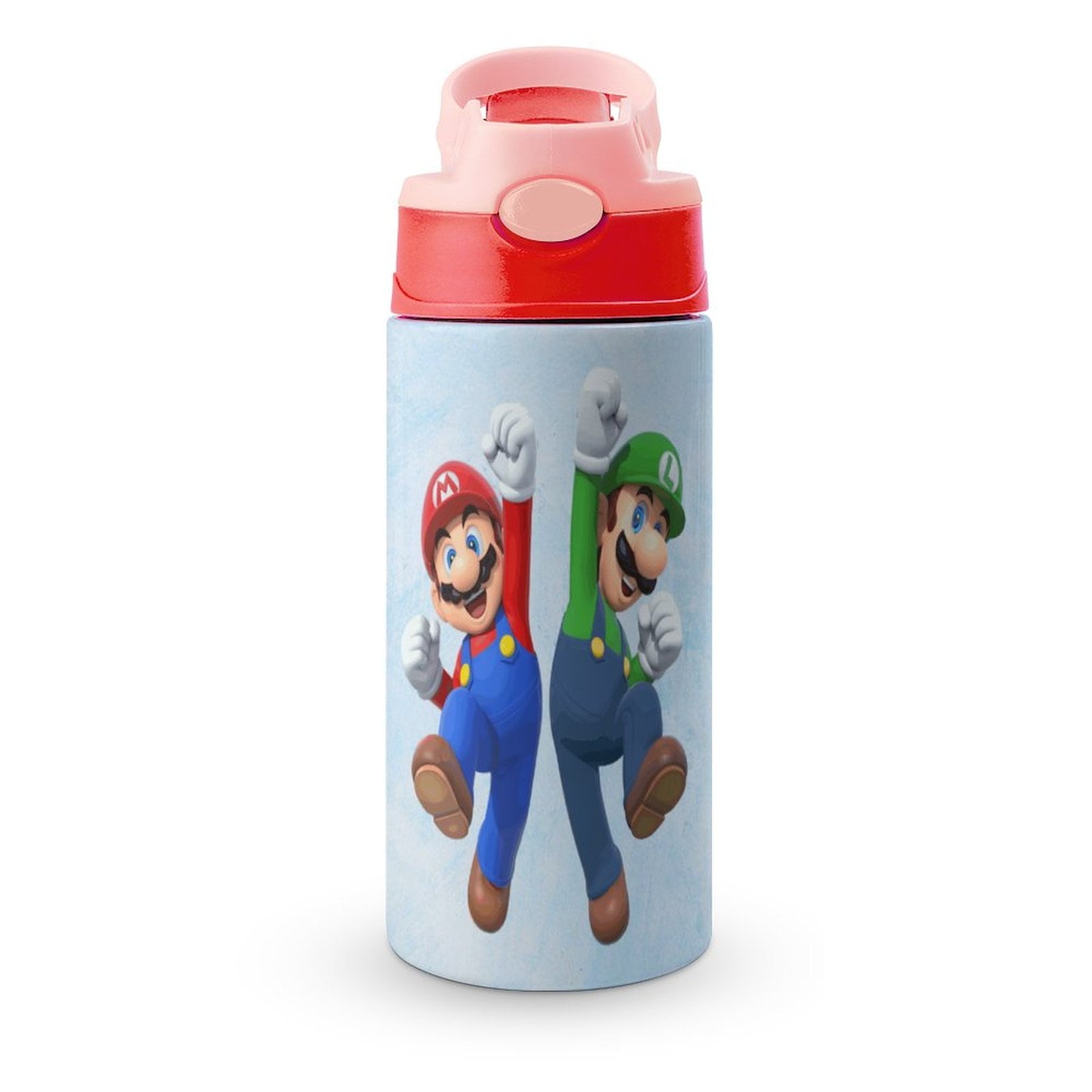 Luigi's Mansion Mario Bros Kid's Insulated Water Bottle With Straw ...