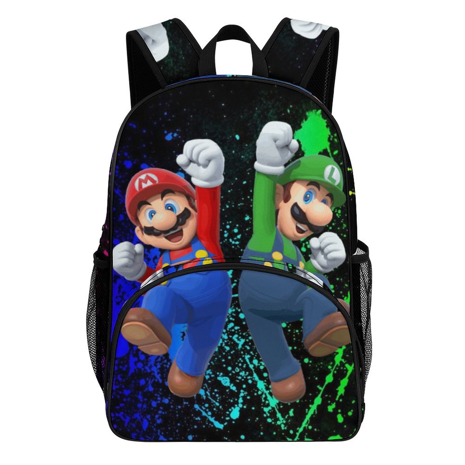 Luigi's Mansion Mario Bros Laptop Backpack Daypack Student Schoolbag ...