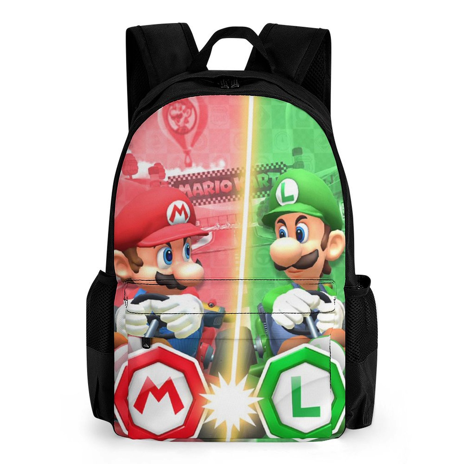 Luigi's Mansion Mario Game Backpack Laptop Bag Large Capacity ...