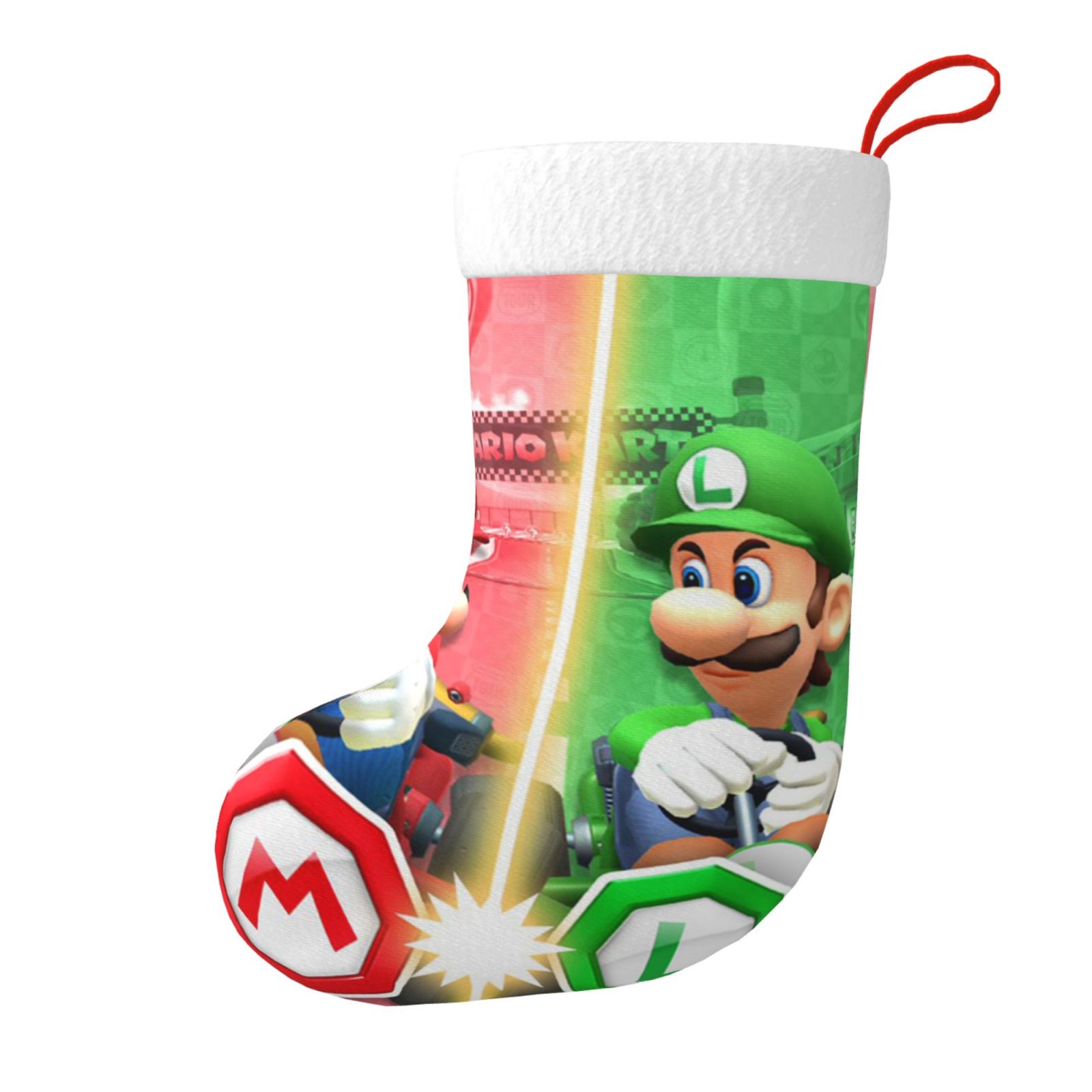 Luigi's Mansion Mario Game Christmas Stocking Xmas Candy Gift Bag ...