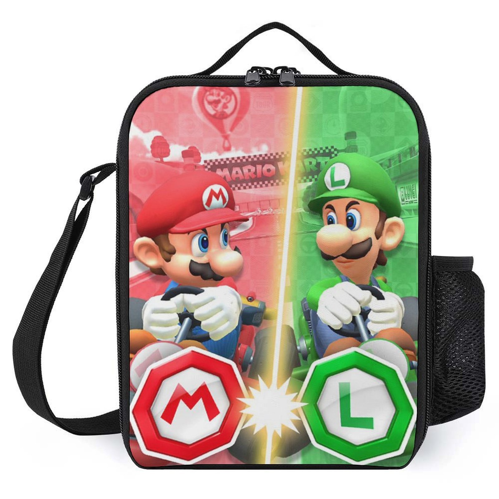 Luigi's Mansion Mario Game Lunch Bag Portable Thermal Insulation And ...