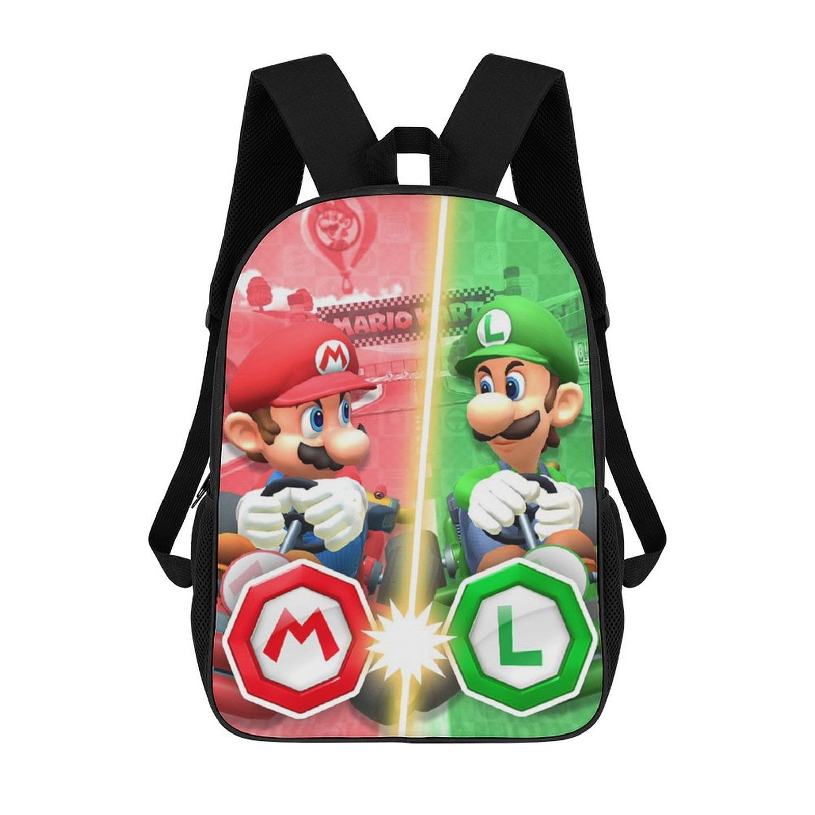 Luigi's Mansion Mario Game School Bag Backpack Multipurpose Daypack ...