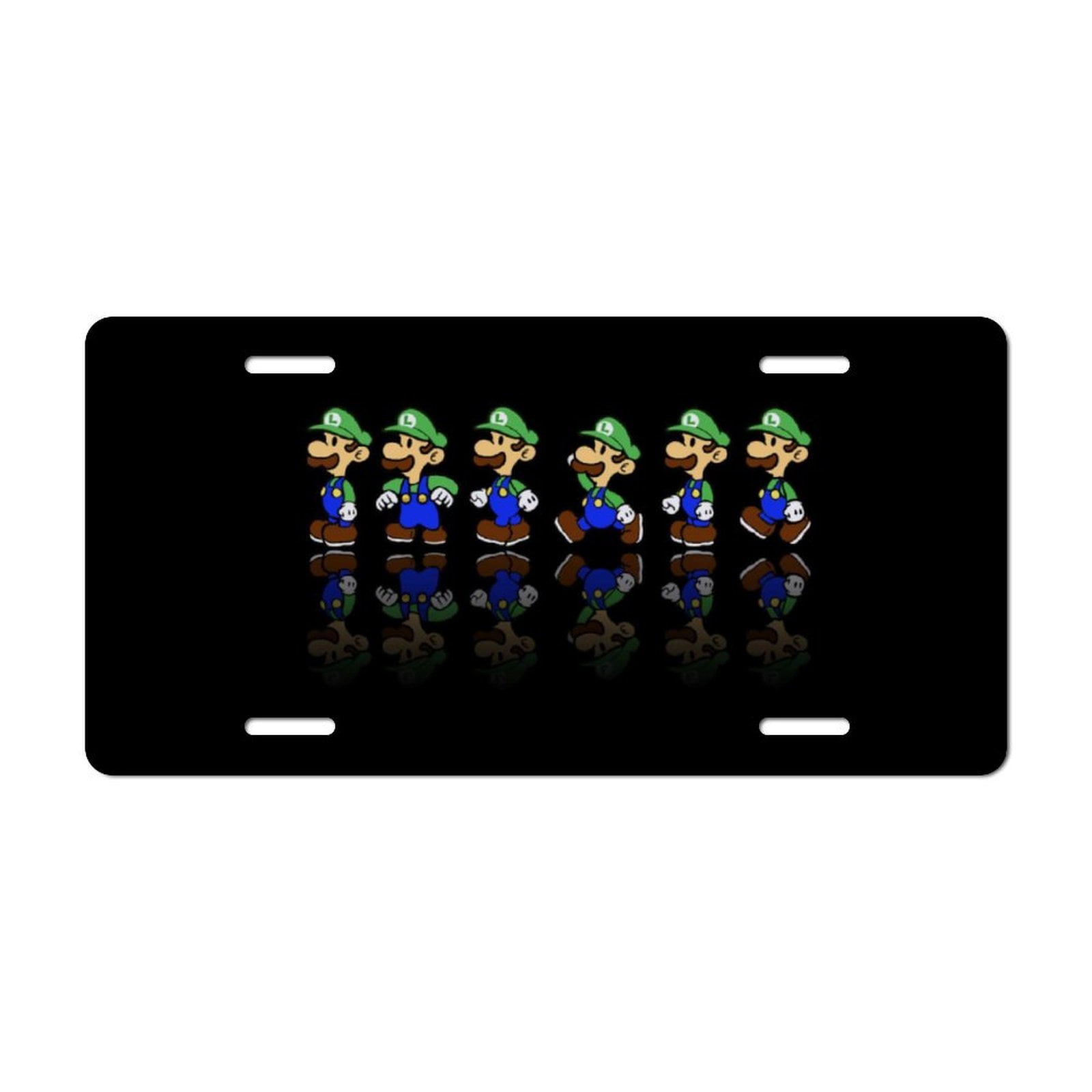 Luigi's Mansion Moon License Plate Cover Aluminum For Various Car Truck ...