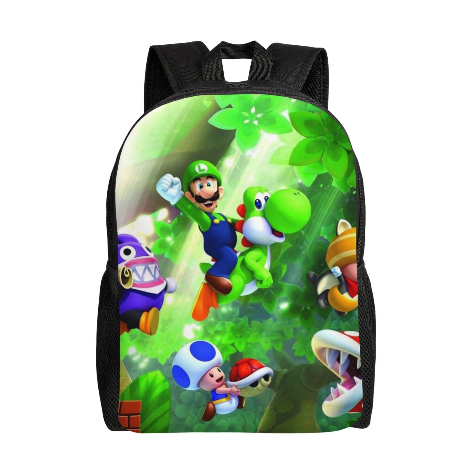 Luigi's Mansion Poster Backpack Laptop School Bag Student Satchel ...