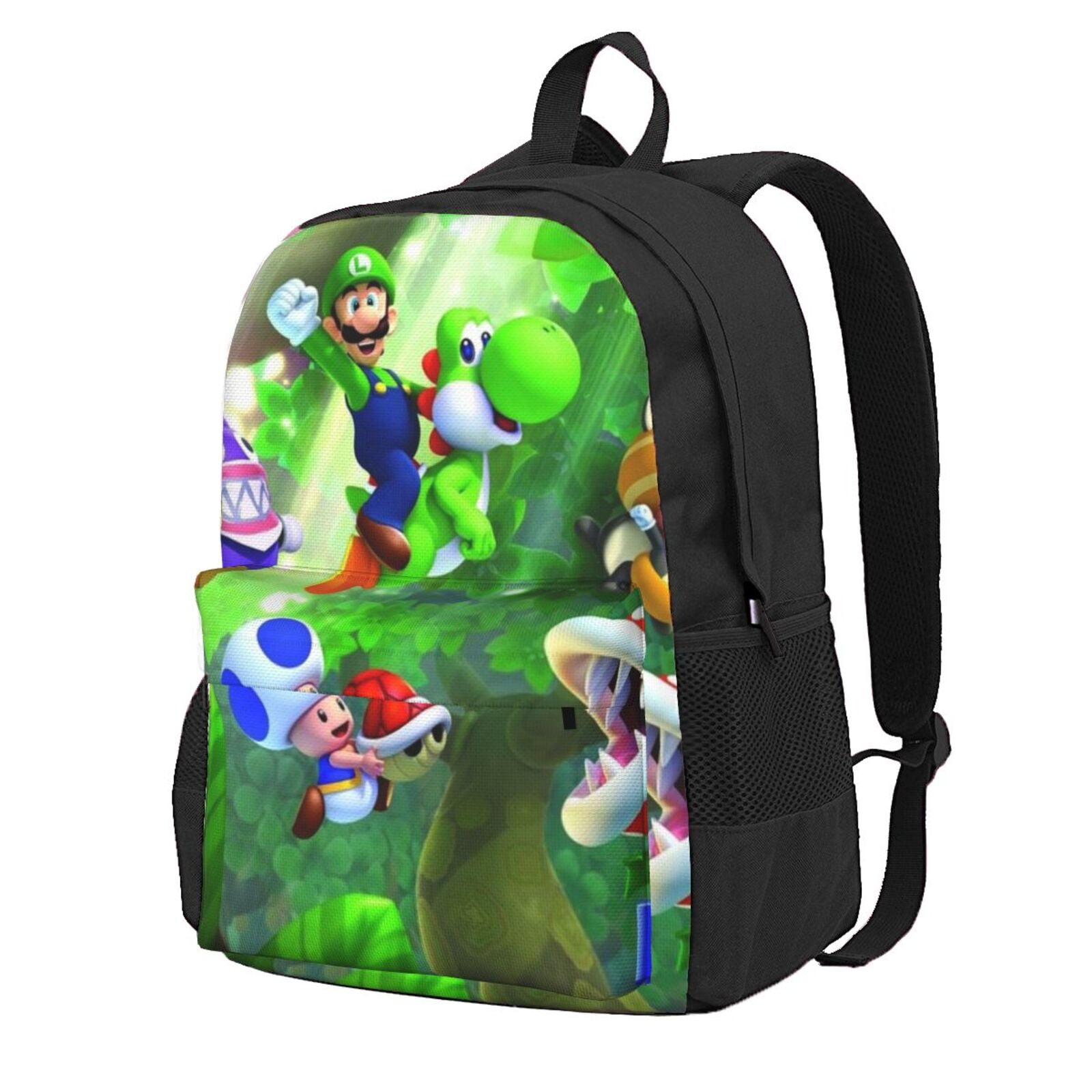 Luigi's Mansion Poster Backpack Shoulders Daypack School Bag Large ...