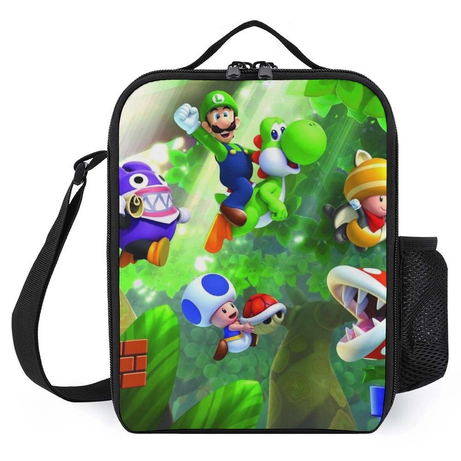 Luigi's Mansion Poster Lunch Bag Portable Thermal Insulation And Cold ...