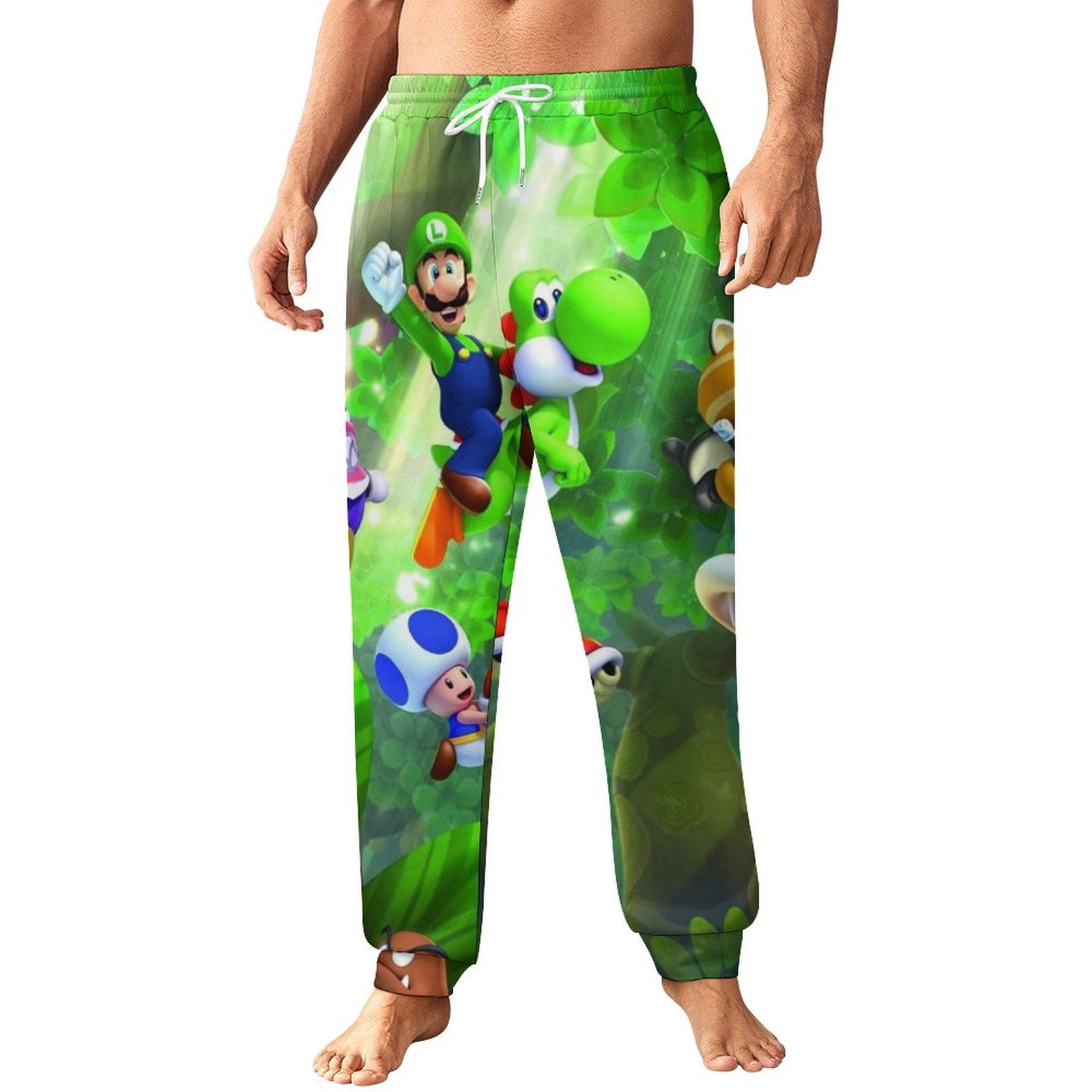 Luigi's Mansion Poster Men's Sweatpants Trousers 3D Printed Joggers ...