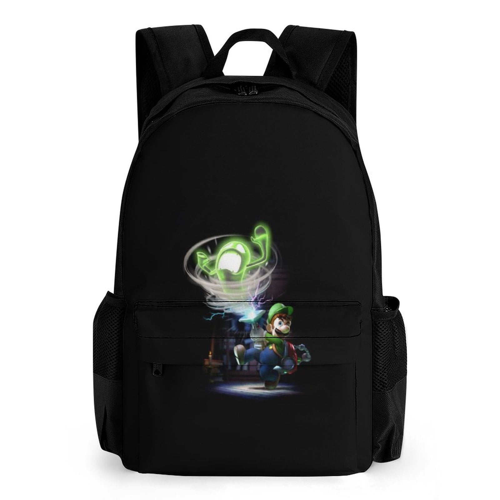 Luigi's Mansion Scary Backpack Laptop Bag Large Capacity Multipurpose ...