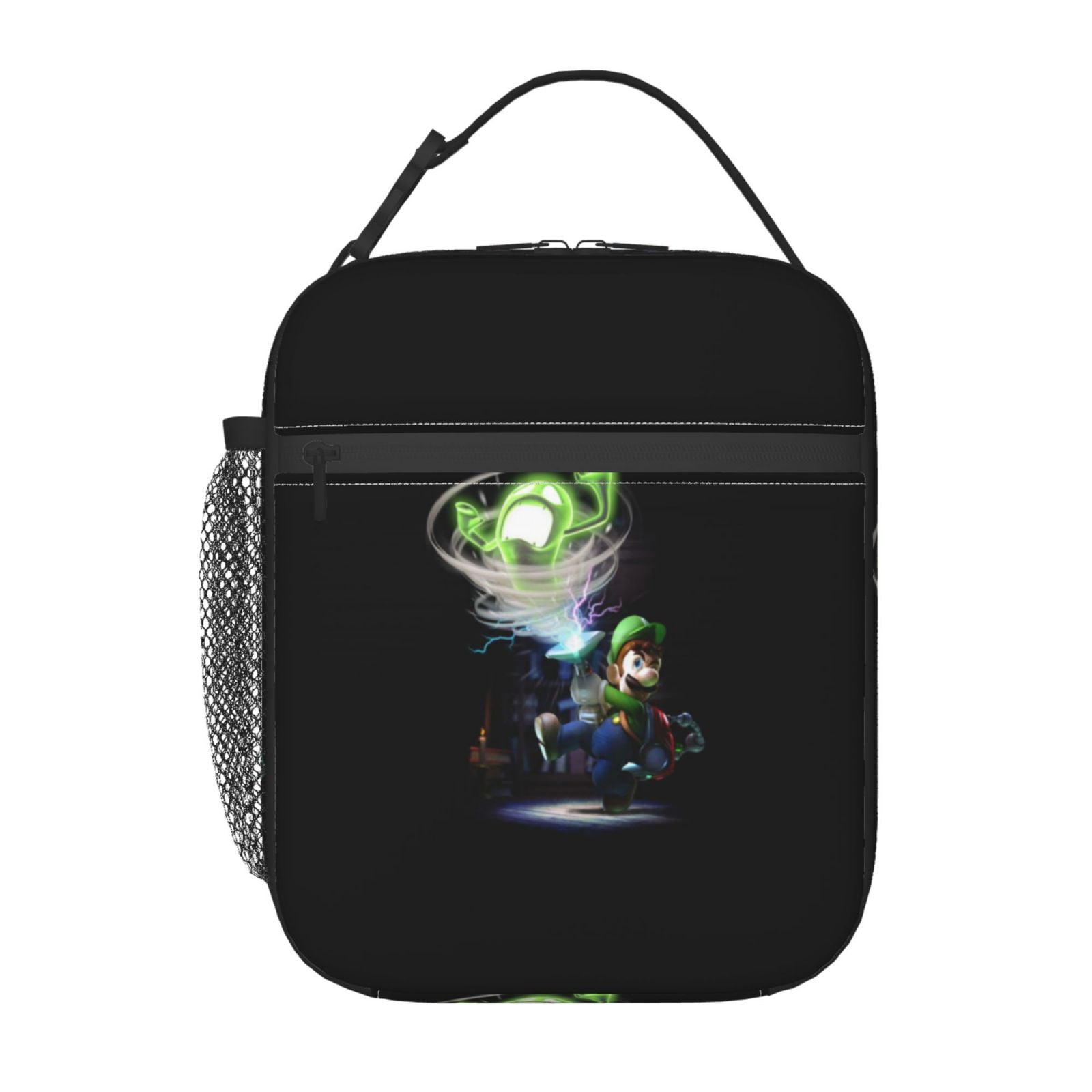 Luigi's Mansion Scary Portable Insulated Lunch Bag Tote Bento Bag ...