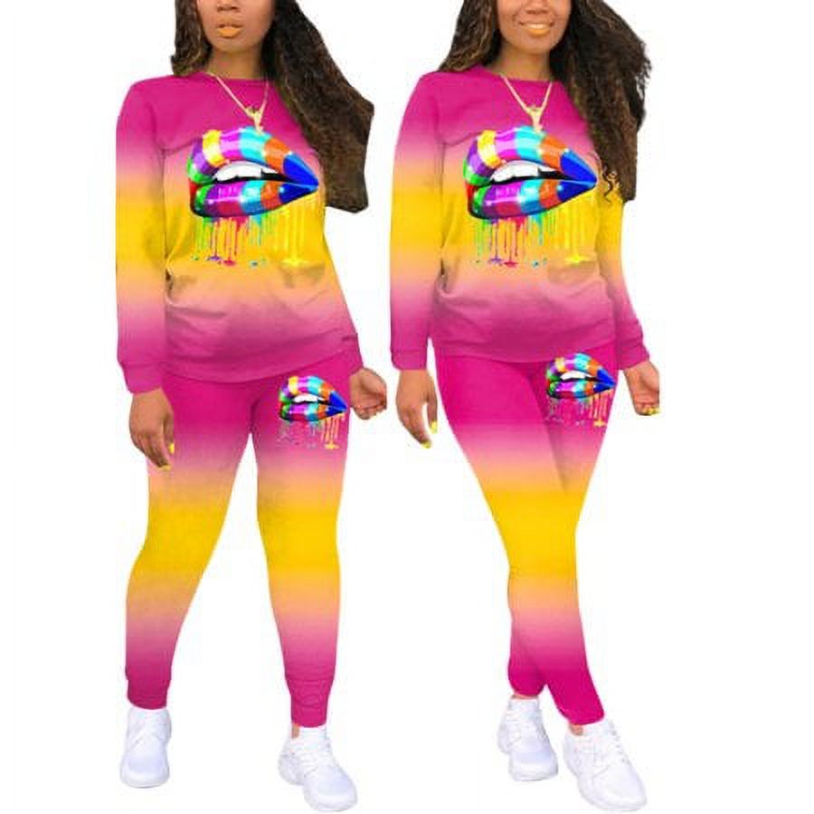 Luiryar Two Piece Set Matching Sets Women Tracksuit Plus Size Clothing ...