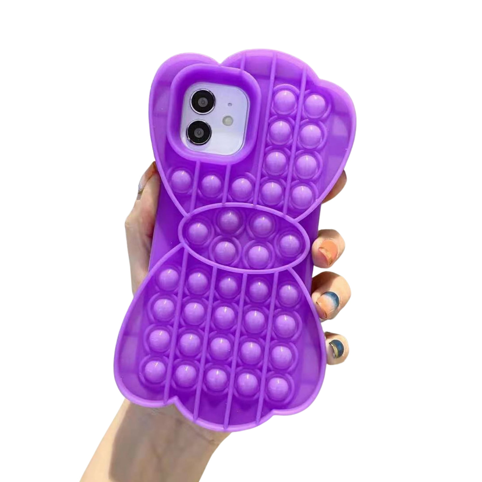 Luiryare Pop Fidget Toys Phone Case for iPhone 11, Push Pop Bubble ...