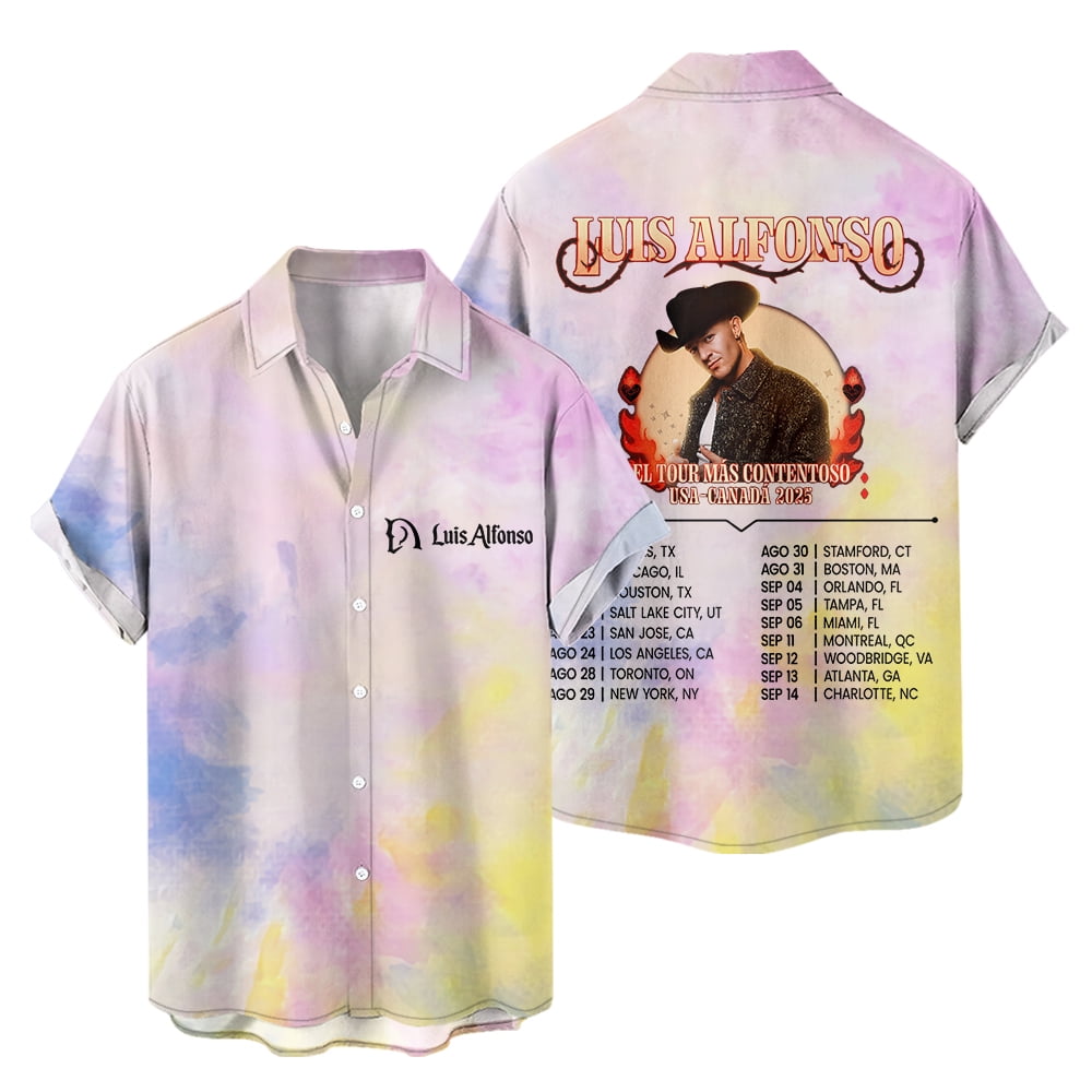 Luis Alfonso El Tour Mas Contentoso Merch Unisex Button Down Shirts ...