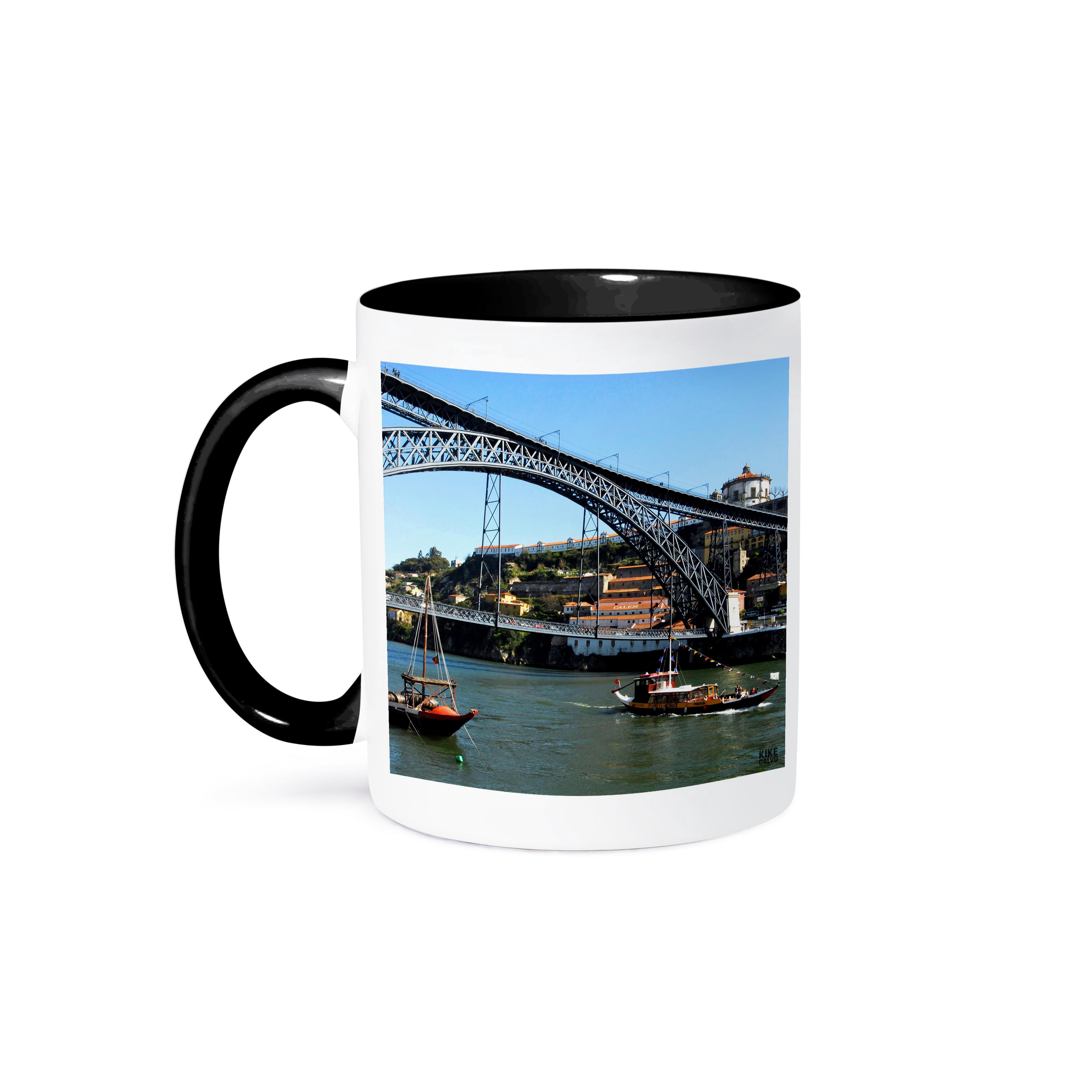 Luis Bridge Ponte D Luis Douro River, Street Scenes From Porto, 11oz ...