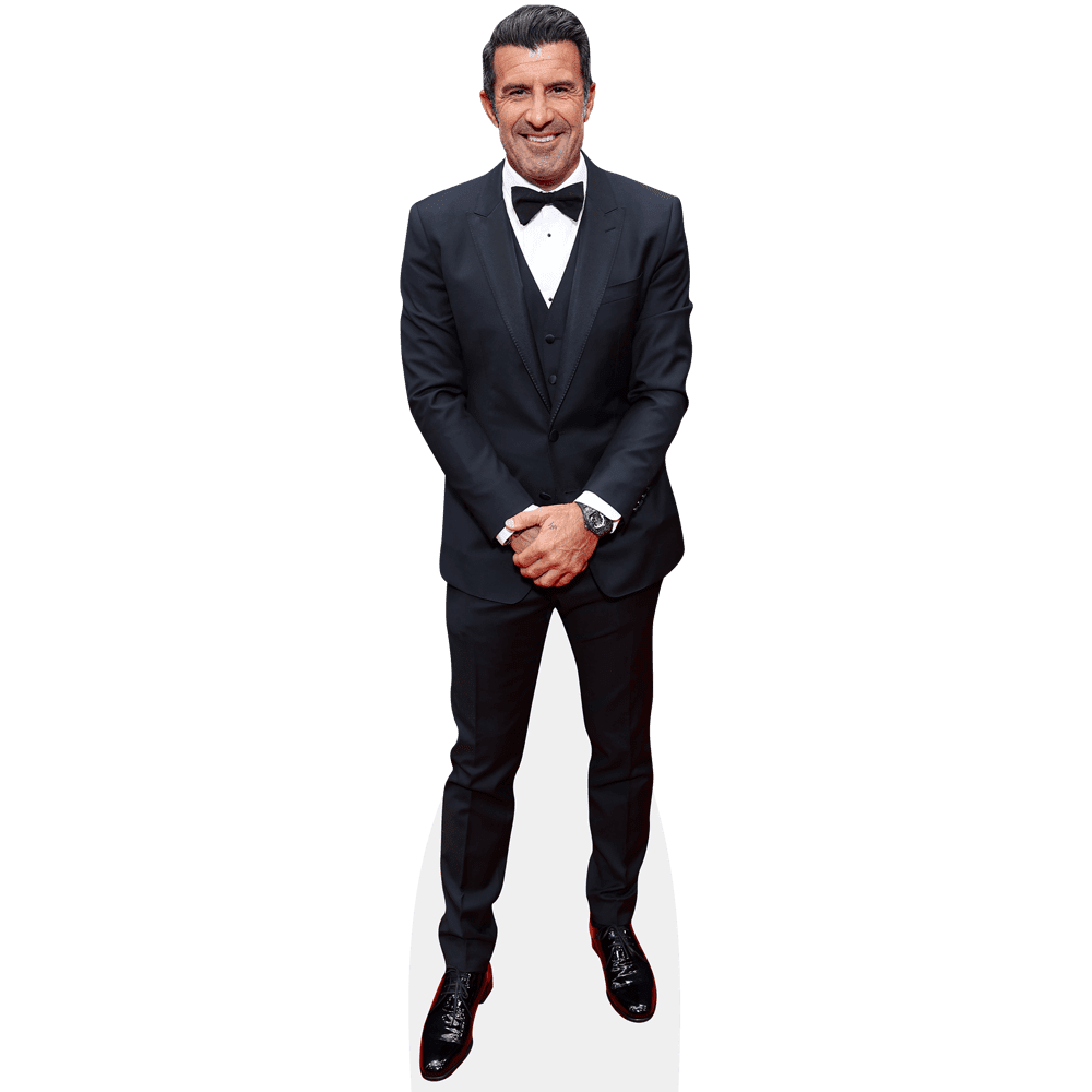 Luis Figo (Bow Tie) Lifesize Cardboard Cutout Standee - Walmart.com