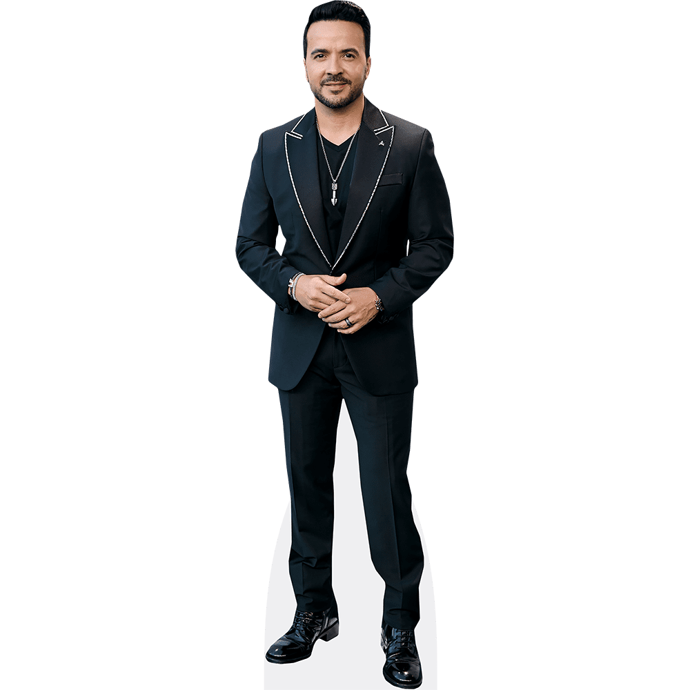 Luis Fonsi (Black Suit) Life Size Cutout. Standee. - Walmart.com