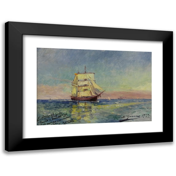 Luis Graner i Arrufi 14x11 Black Modern Framed Museum Art Print Titled ...