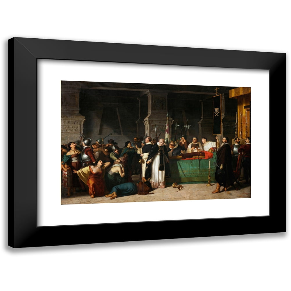 Luis Montero 18x13 Black Modern Framed Museum Art Print Titled - The ...