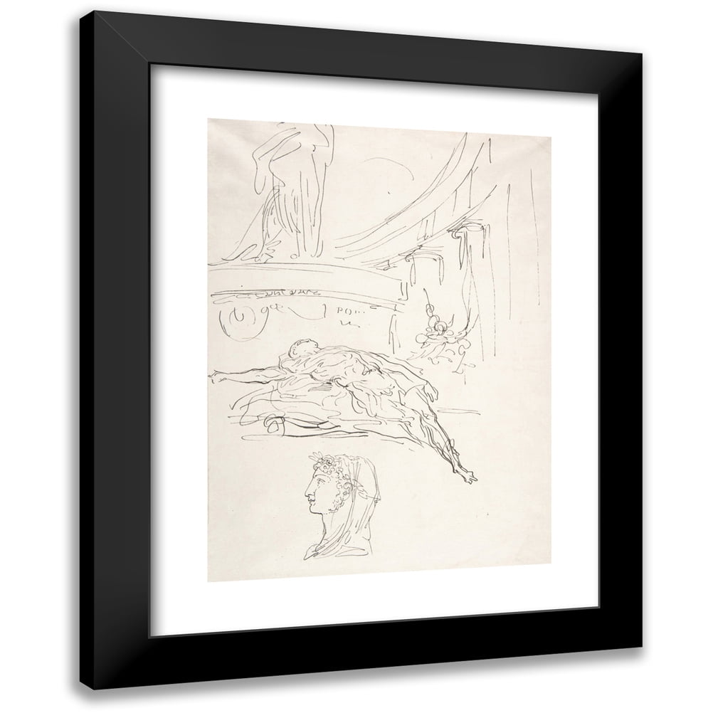 Luis Paret y Alcázar 14x18 Black Modern Framed Museum Art Print Titled ...