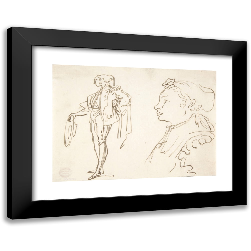 Luis Paret y Alcázar 18x14 Black Modern Framed Museum Art Print Titled ...