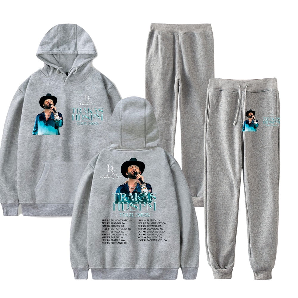 Luis R Conriquez Trakas HDSPM U.S. Tour 2025 Hoodie and Sweatpants Set ...