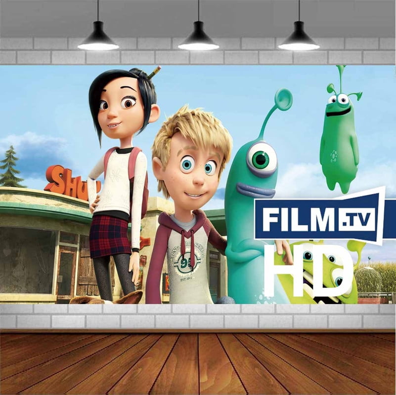 Luis und die Aliens Backdrop Banner Party Supplies Poster Movie Theme ...