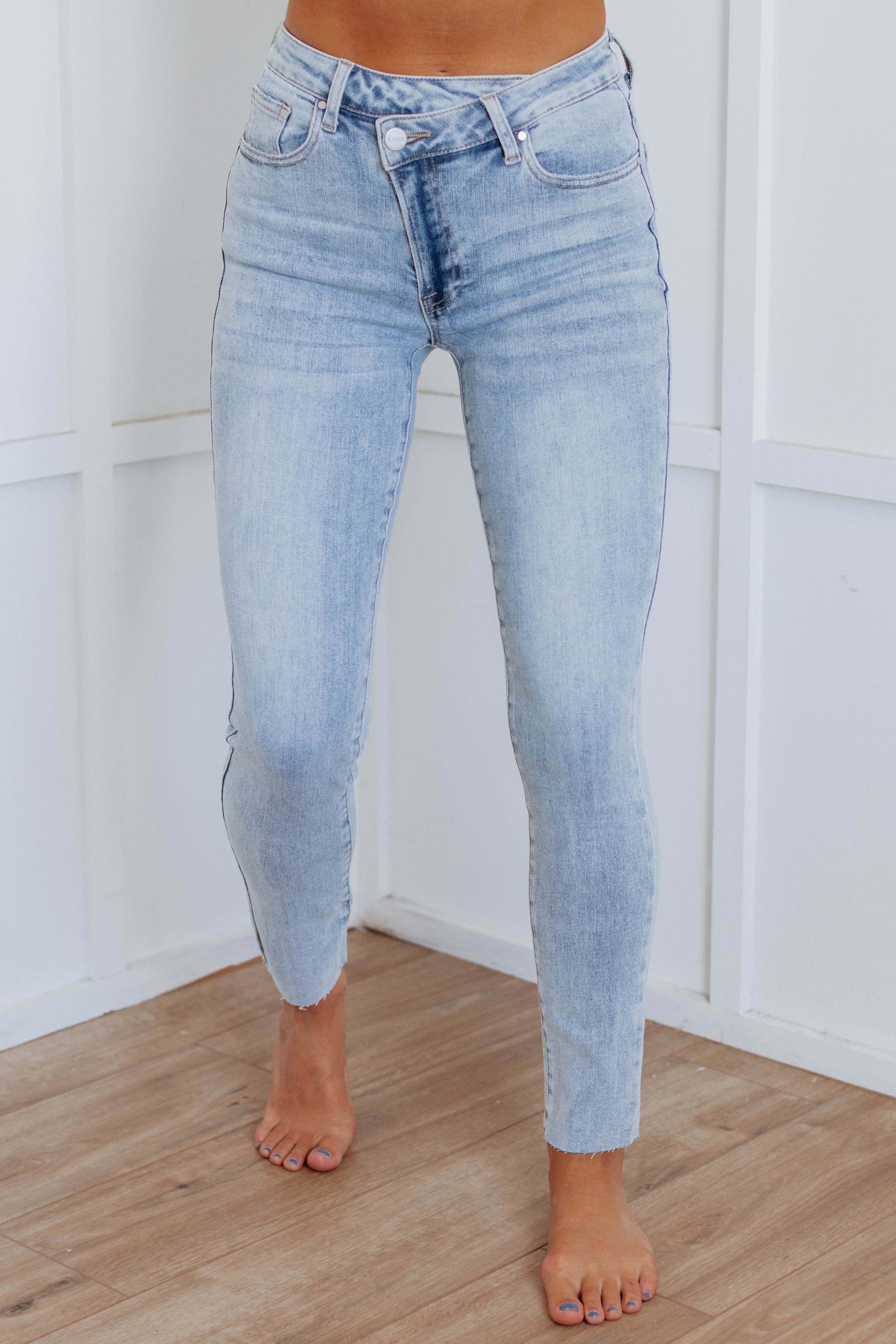 Luisa Risen Jeans - Light Wash - Walmart.com