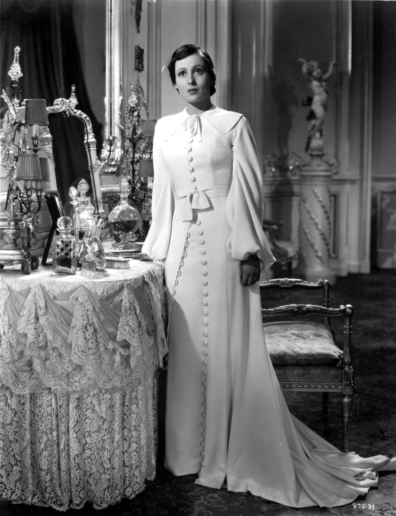 Luise Rainer on a Dress and standing Photo Print (8 x 10) - Walmart.com